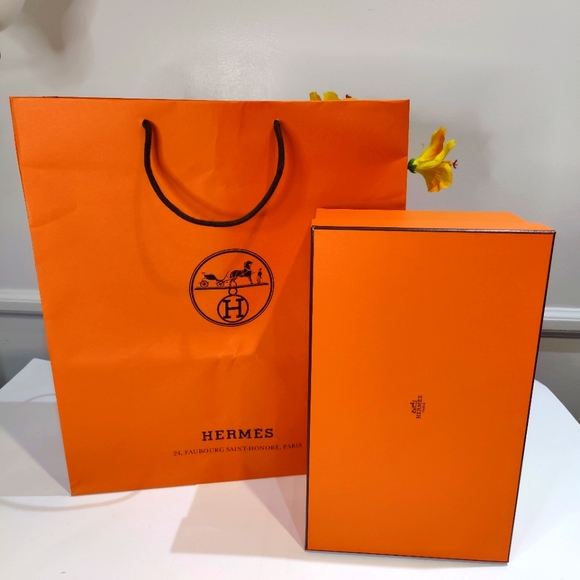 Hermes | Other | Hermes Empty Gift Storage Box With Shopping Bag | Poshmark